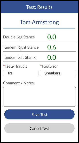 Administering a K-D Balance Test - King Devick Support