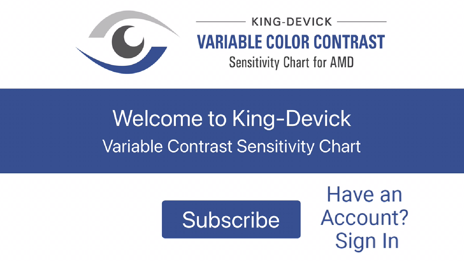 How to Sign Up for the King-Devick Variable Color Contrast Sensitivity ...