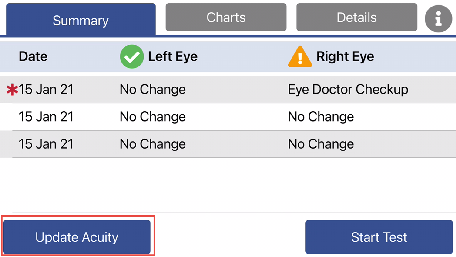 How to Update your Visual Acuity - King Devick Support