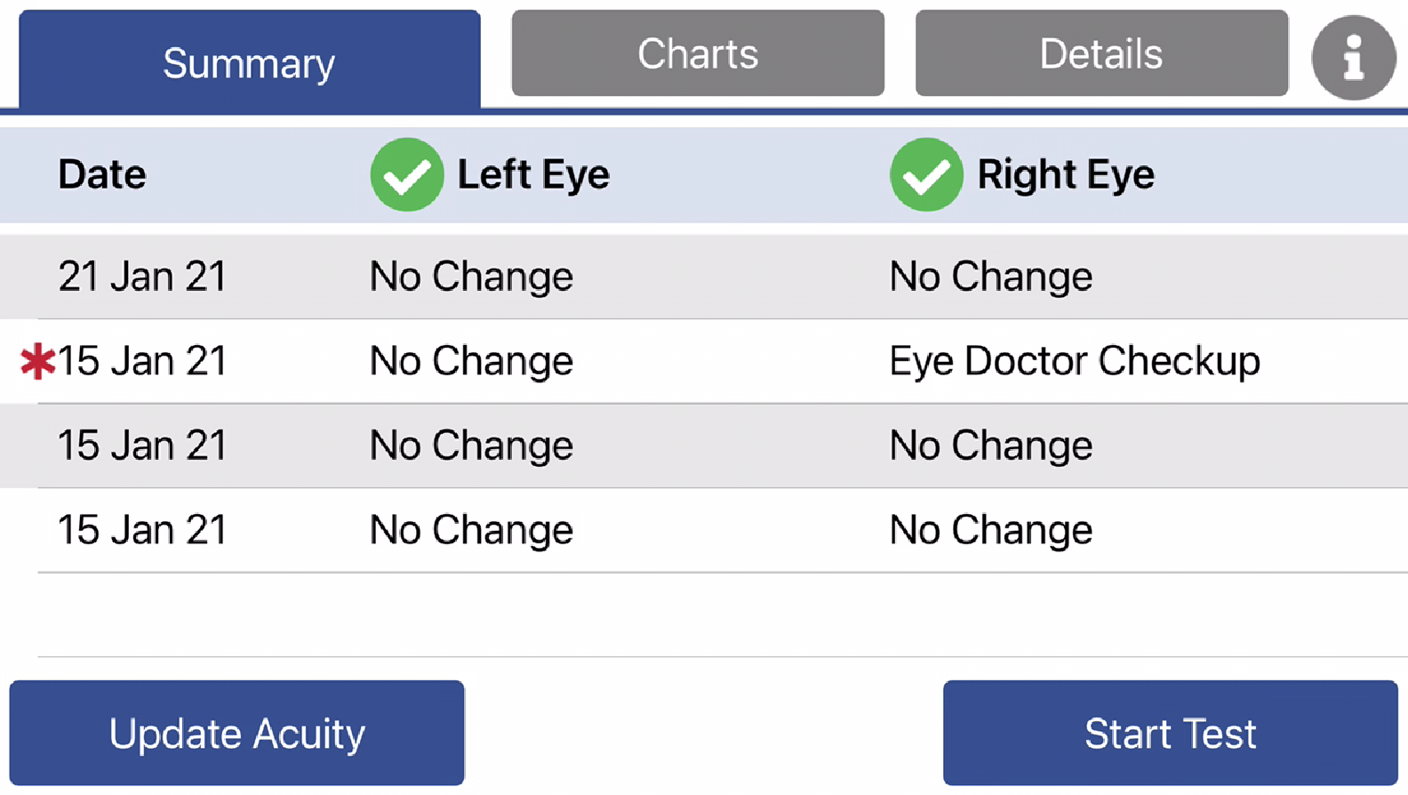 How to Update your Visual Acuity - King Devick Support