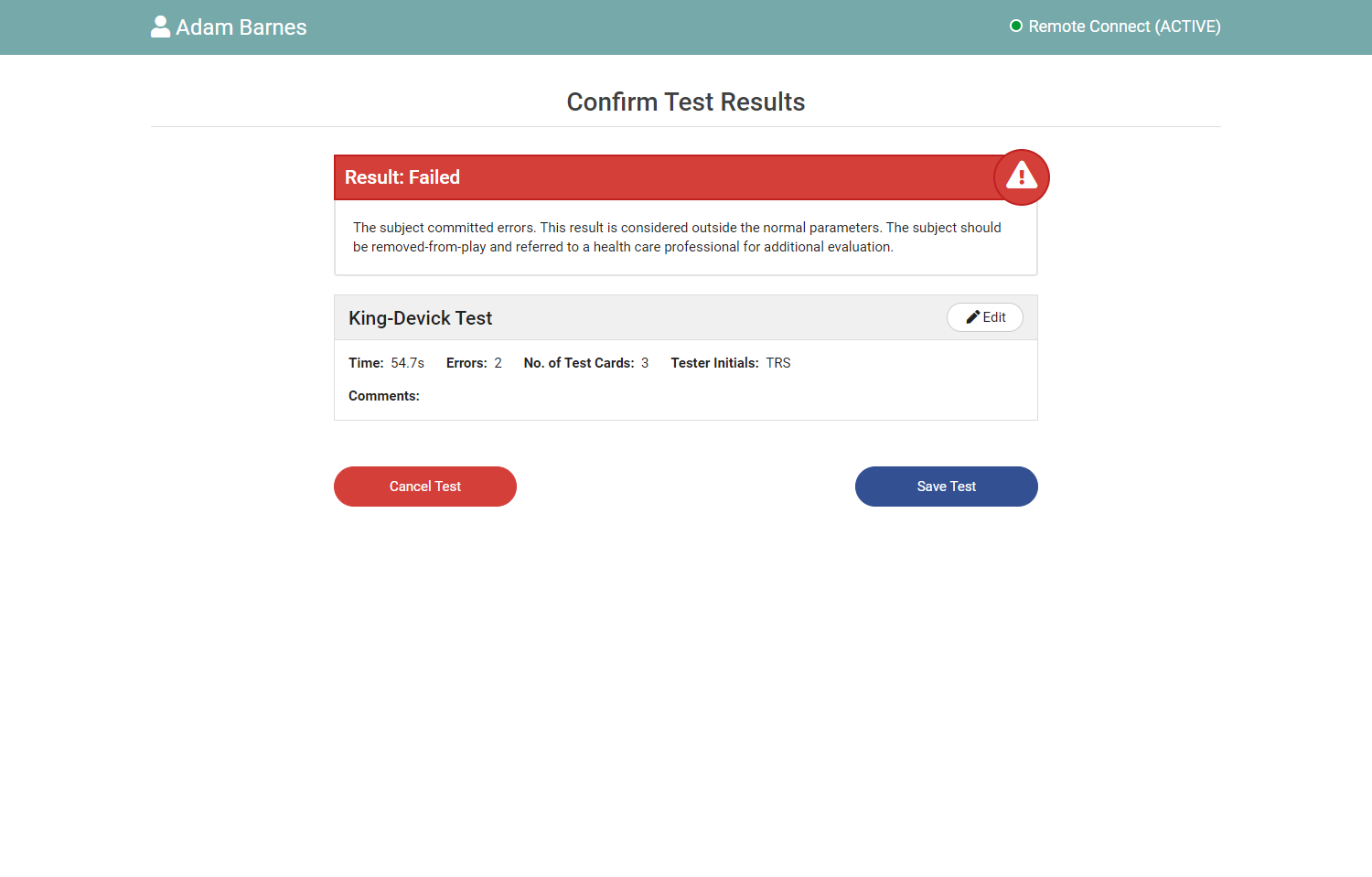 How to Administer a Remote K-D Test (Web App) - King Devick Support