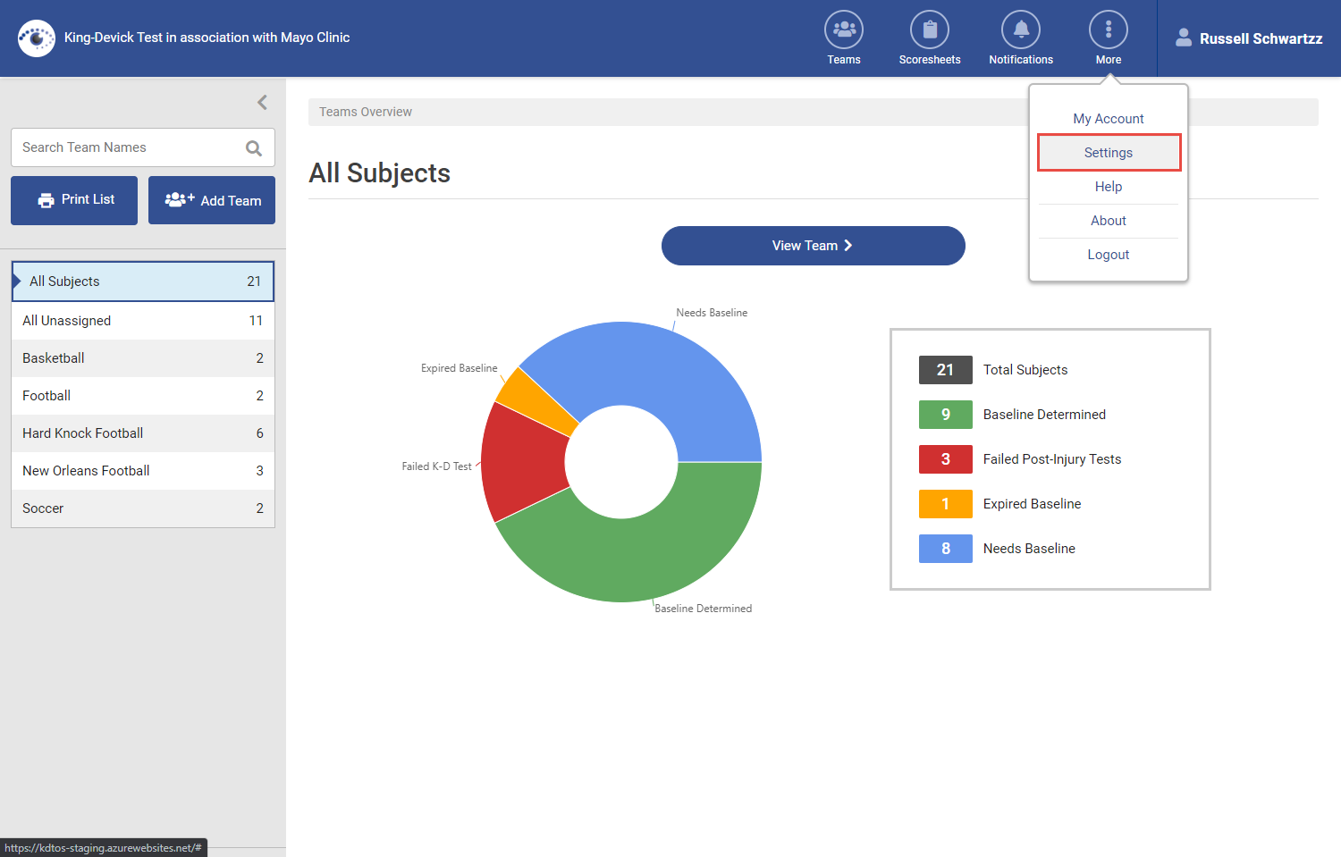 How to Delete Test Records (Web App) - King Devick Support