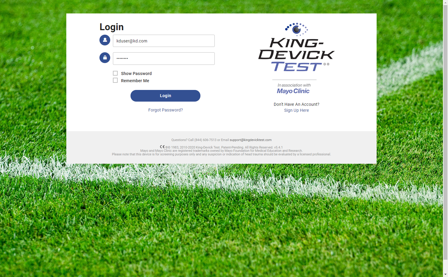 Getting Started for Administrators - King Devick Support