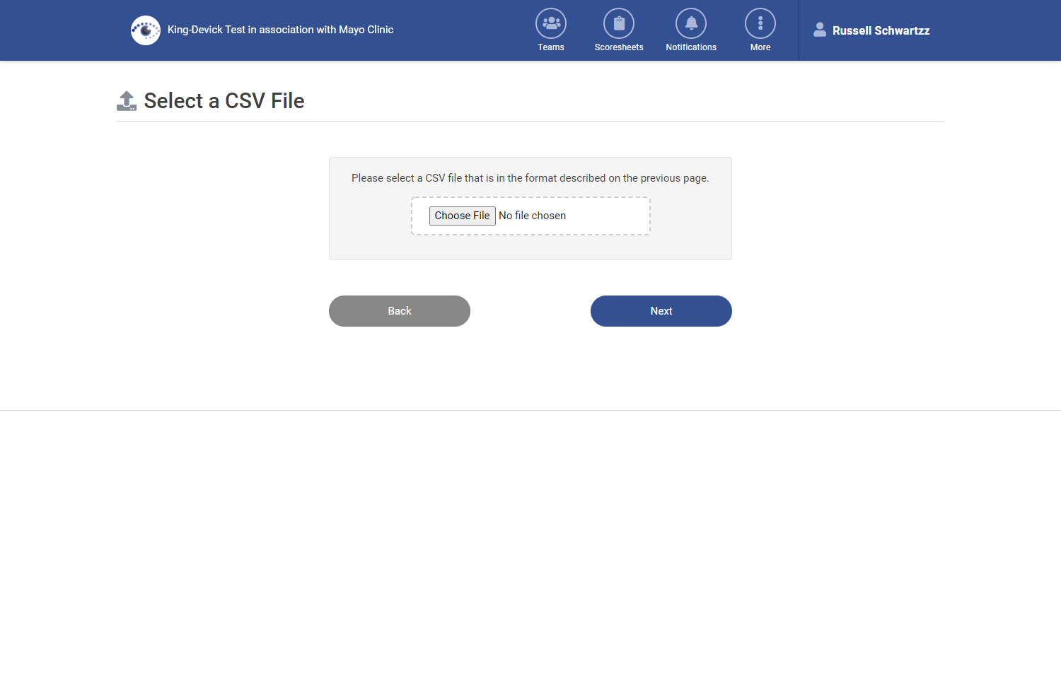 How to Import Subjects - King Devick Support