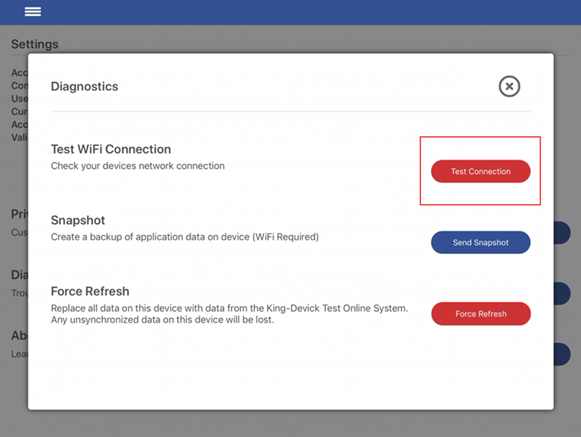 Checking Wi-Fi Connectivity (iOS and Android) - King Devick Support