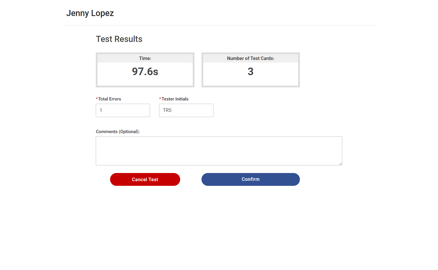 Administering a K-D Test (Web App) - King Devick Support