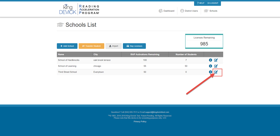 How to Assign Activations (RAP District Account) - King Devick Support