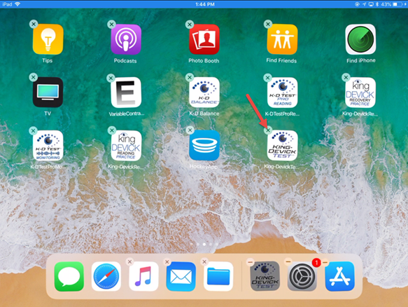 How to Uninstall and Redownload an App (iOS) - King Devick Support